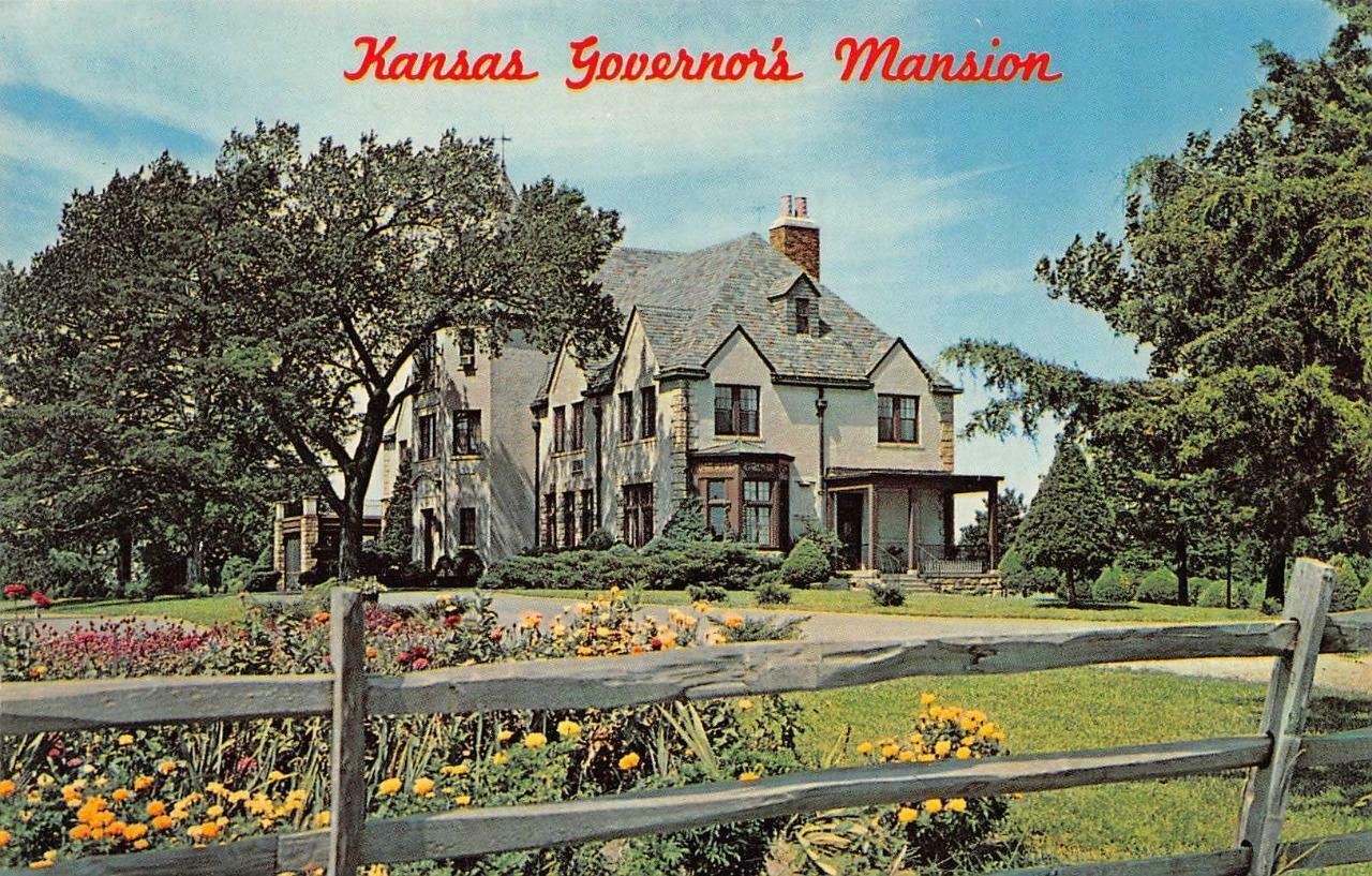 TOPEKA, Kansas KS CEDAR CREST~Governor's Mansion & Grounds 1965 ...