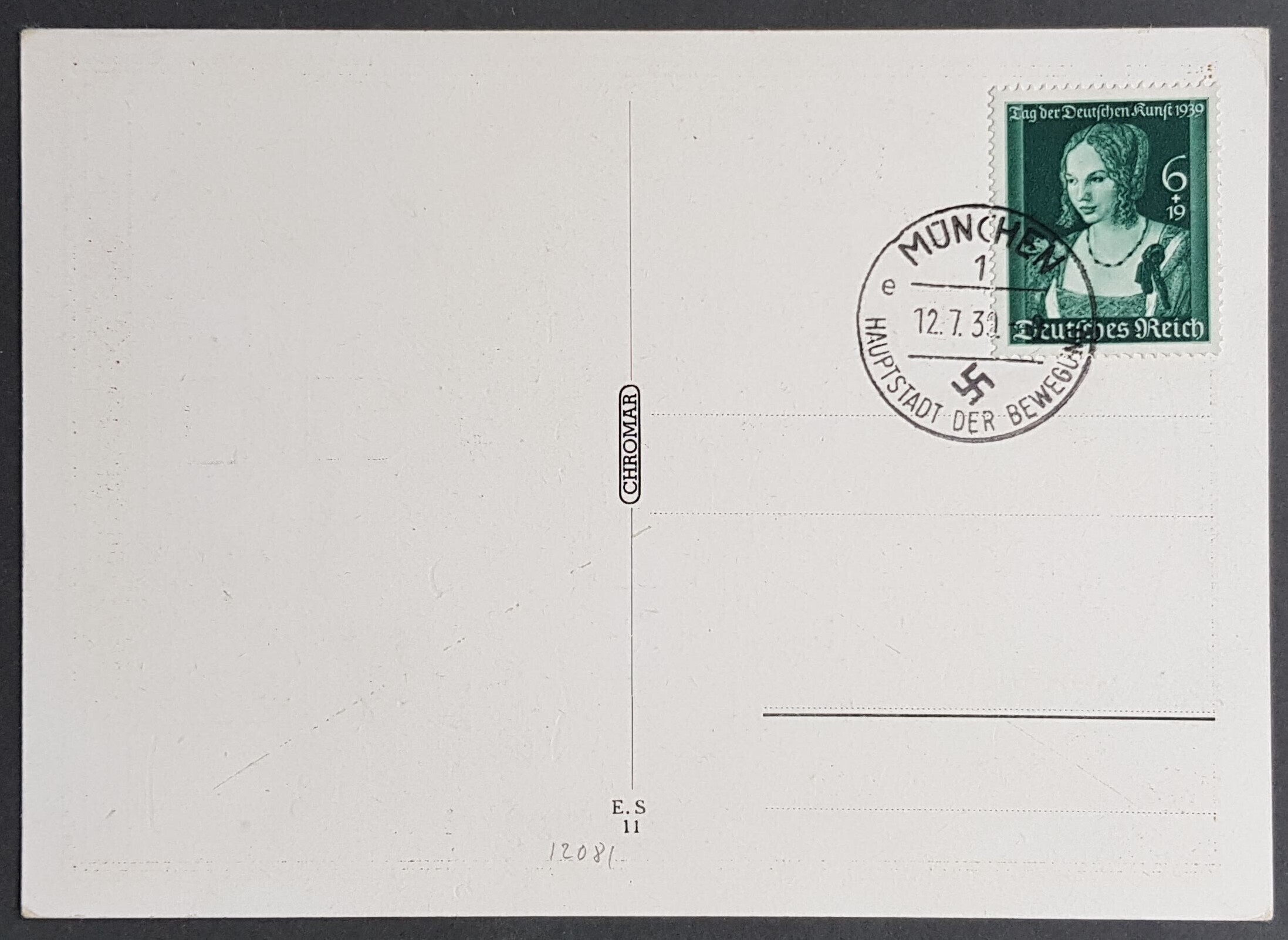 Germany Third 3rd Reich Nsdap Original Propaganda Card the German Gaue ...