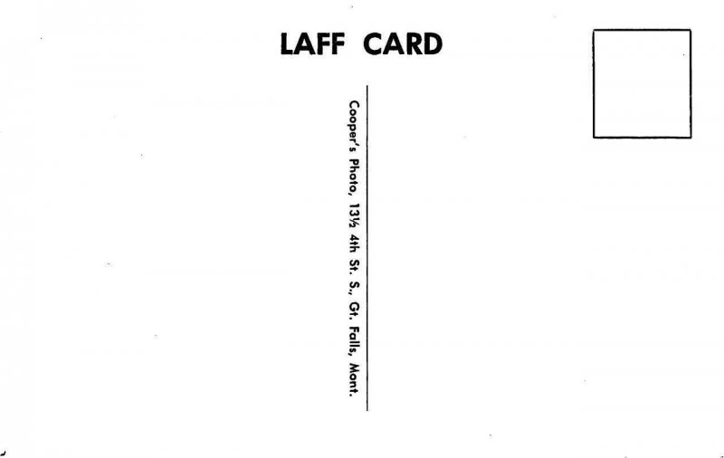 Risque Comic Blonde Woman "Look For My Key?" Laff Card c1950s Vintage ...