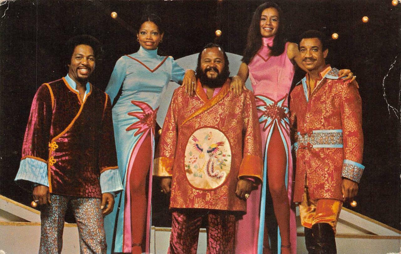 5th Dimension Music Band Autographs FAN Club Black Americana Postcard ...