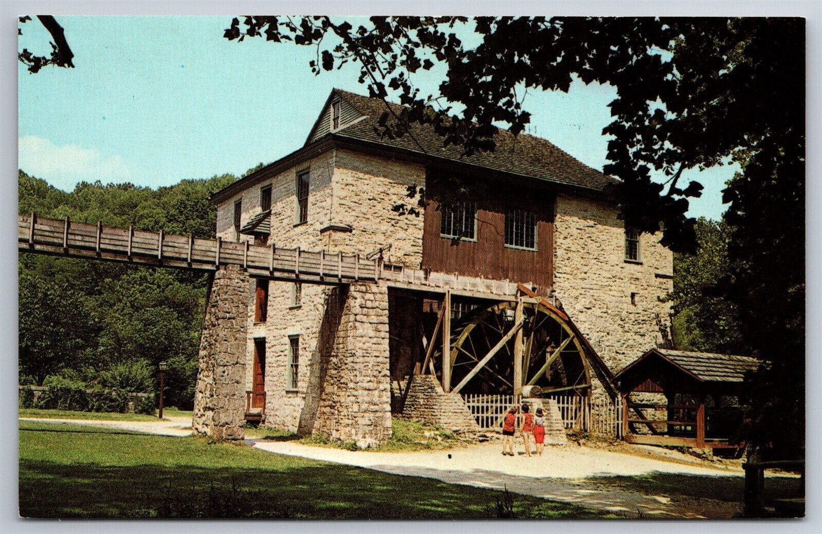 Historic Hamer's Mill Built 1817 Spring Mill State Park Mitchell IN ...