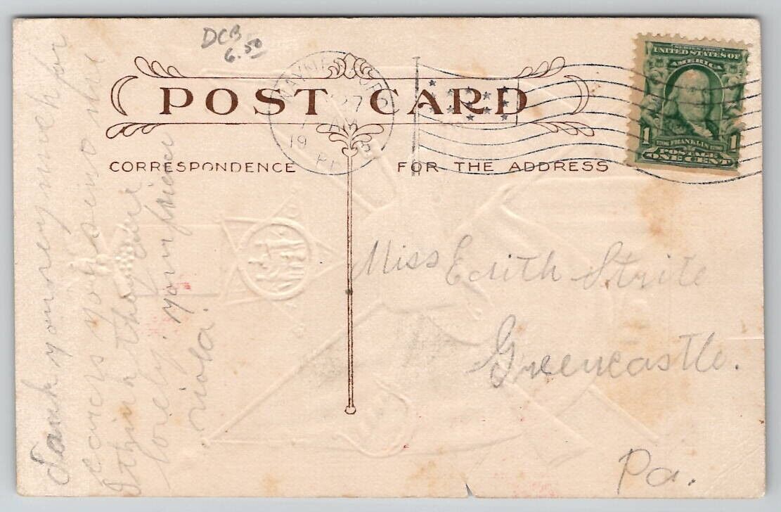 GAR Civil War Remembrance Badge Flags Hat Sword Rifle Bayonet Postcard ...