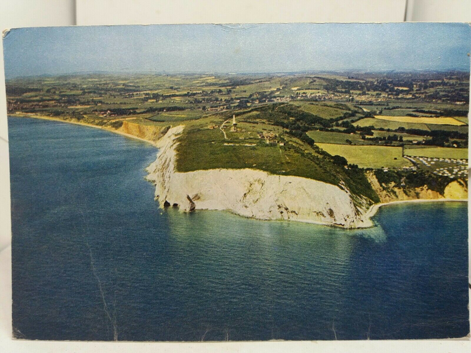 Vintage Postcard Culver Cliff Showing Caravan Park Isle of Wight 1963 ...