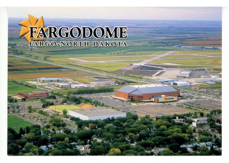 ND - Fargo. Fargodome, Aerial View (4x6) | United States - North Dakota ...
