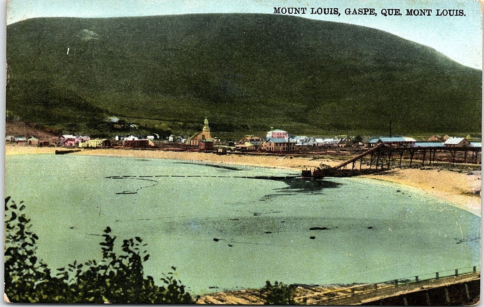 C1910 Gaspe Quebec Mount Louis Mont Louis Lakeside Early Postcard 43-39 ...