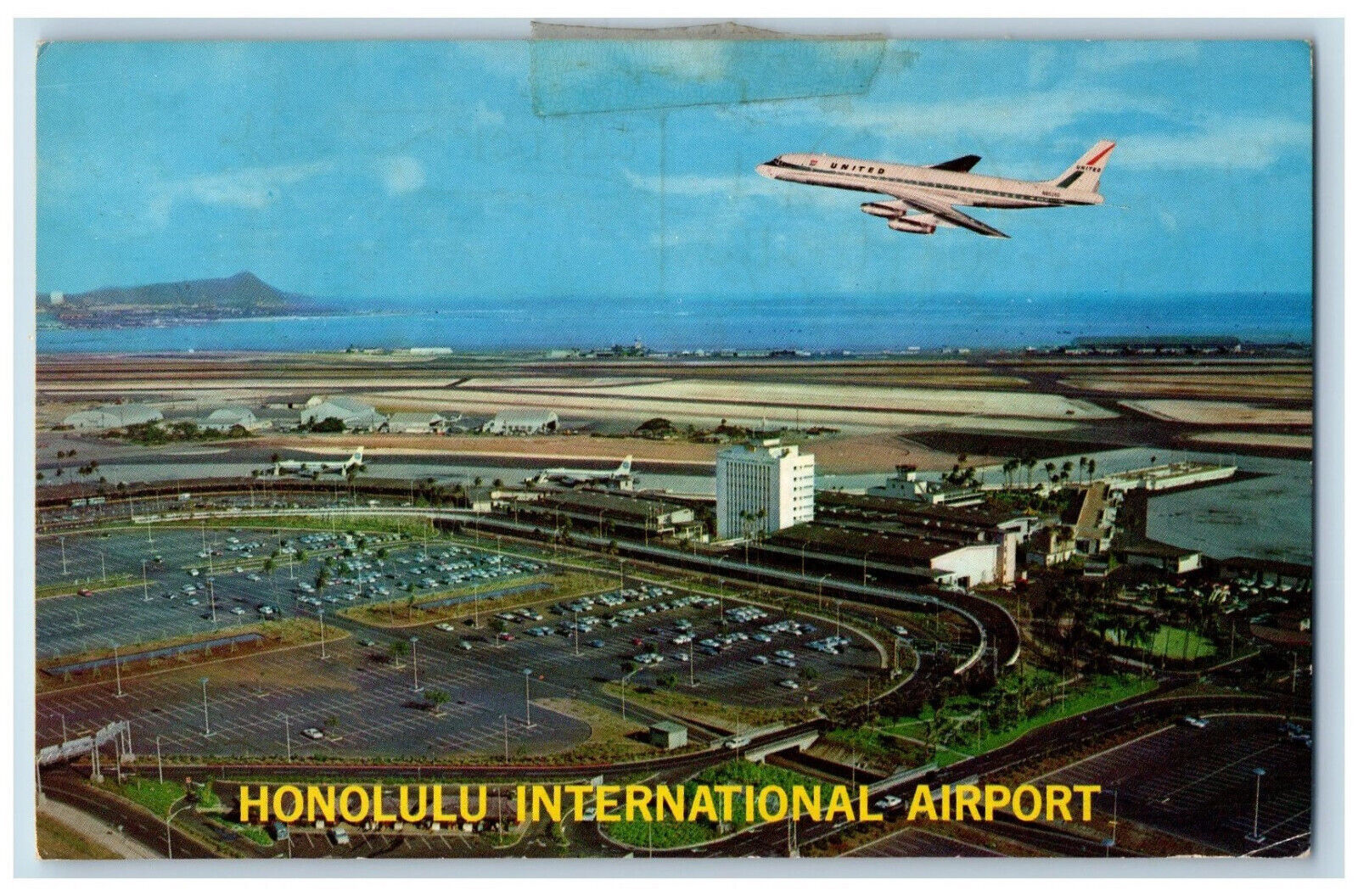 Honolulu Hawaii HI Postcard Modern Jet Airport Airplane Flying 1967 ...