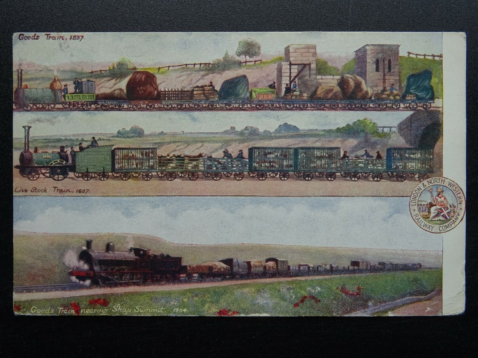 Steam Locomotive L&NWR Official GOODS & LIVE STOCK 1857 to 1904 c1905 ...