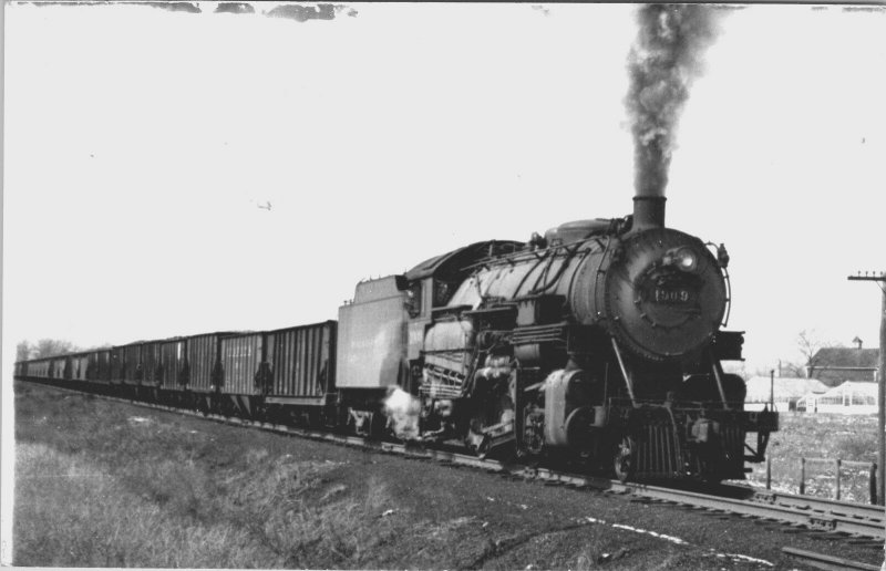 Kodak RPPC Reading R.R Train Steam Engine Locomotive 1909 Hauling ...