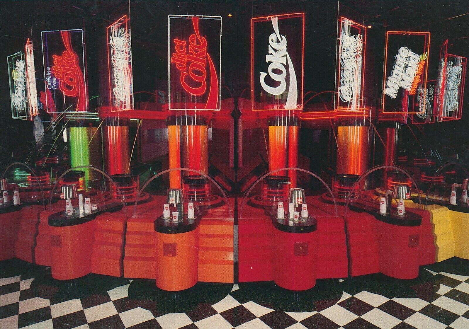 The World Of Coca Cola Atlanta, Georgia 1993 spectacular soda fountain ...