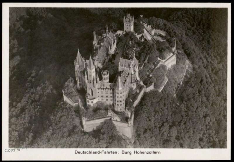 Germany Graf Zeppelin 1929 Round the World Burg Hohenzollern Castle ... Germany Graf Zeppelin 1929 Round the World Burg Hohenzollern Castle ...