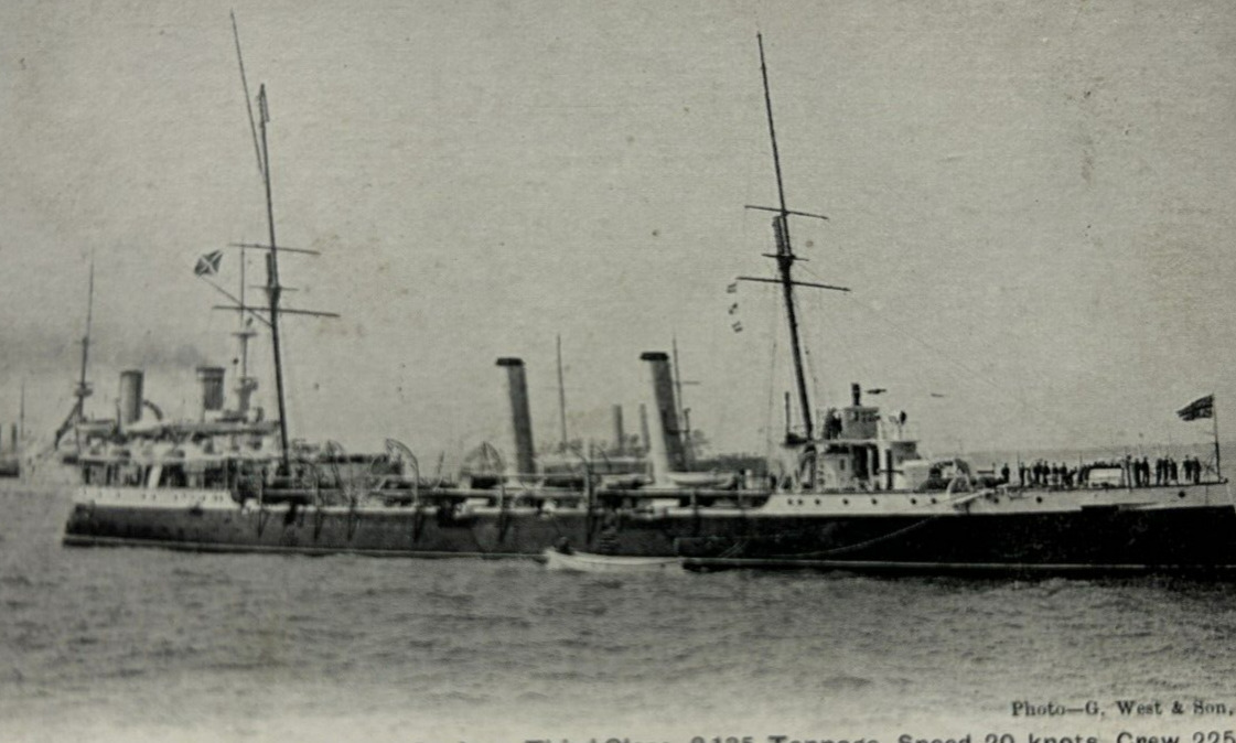 UK British Royal Navy HMS Prometheus Cruiser Vintage Postcard | Europe ...