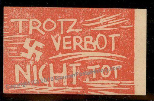 Austria 1933 Nazi Party Vote Propaganda Slogan Leaflet Despite the Ban ...