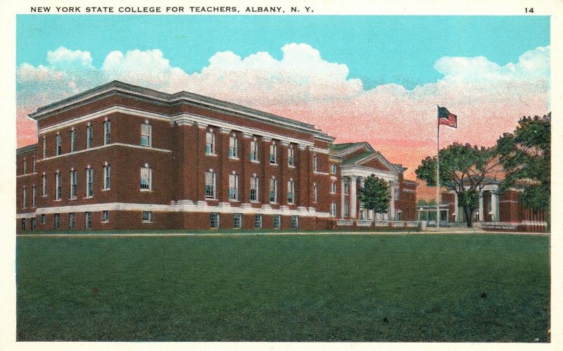 Vintage Postcard 1920's New York State College For Teachers Albany N.Y ...