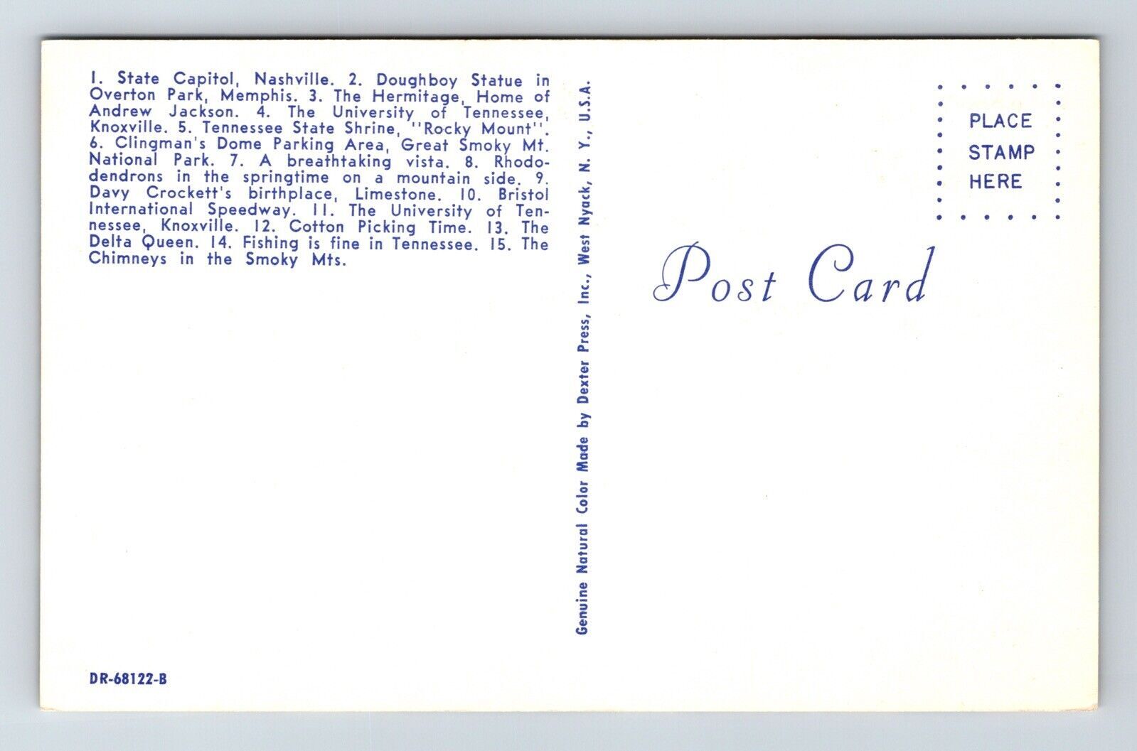 Greetings Tennessee State Map Multi View Scenic Landmarks Chrome ...