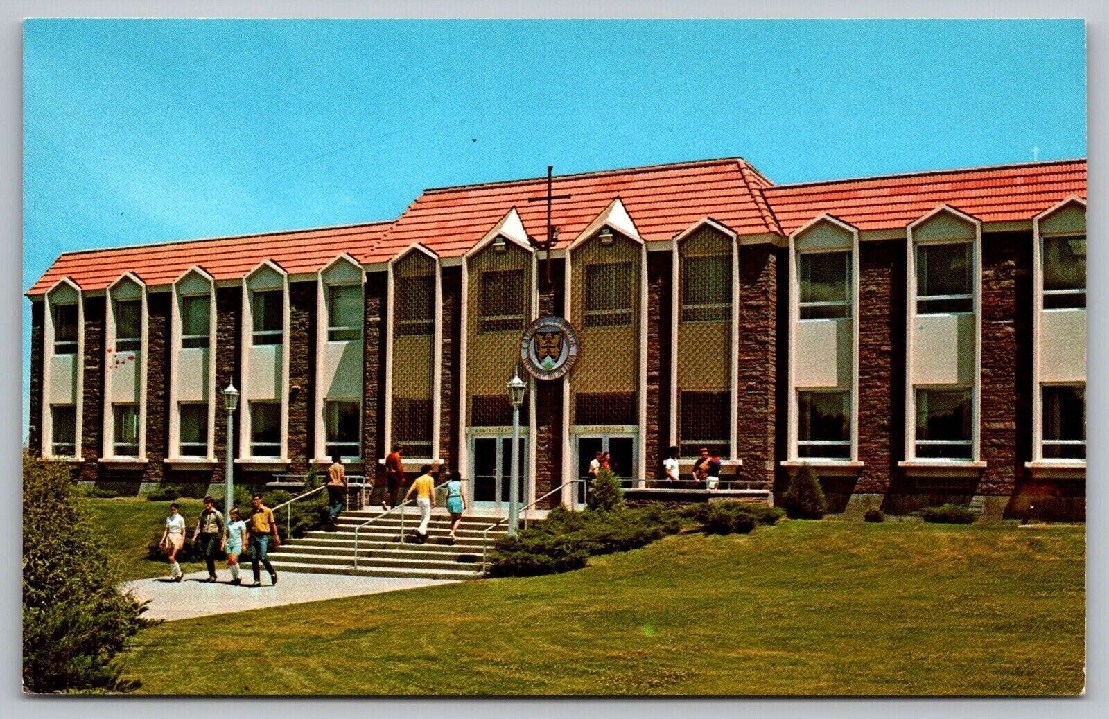 O’Connell Hall Carroll College Campus Helena Montana MT Postcard UNP ...