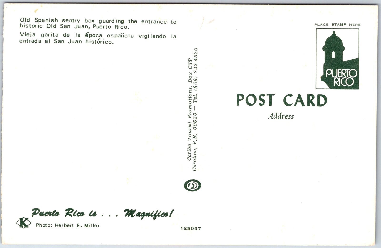 Vintage Postcard OLD Spanish Sentry BOX at OLD SAN Juan Puerto Rico ...