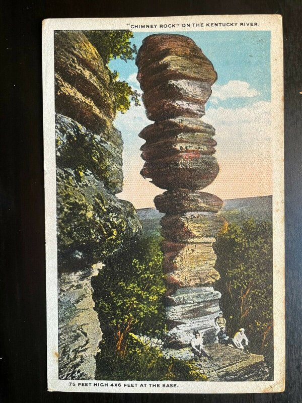 Vintage Postcard 1915-1930 Chimney Rock 75 Feet High Red River Gorge ...