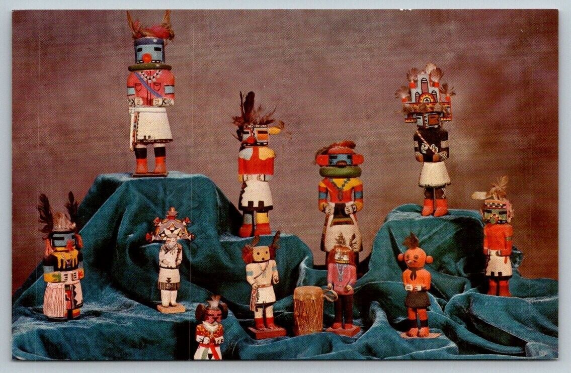Katchina Doll Collection Native American Indian Postcard | Asia ...