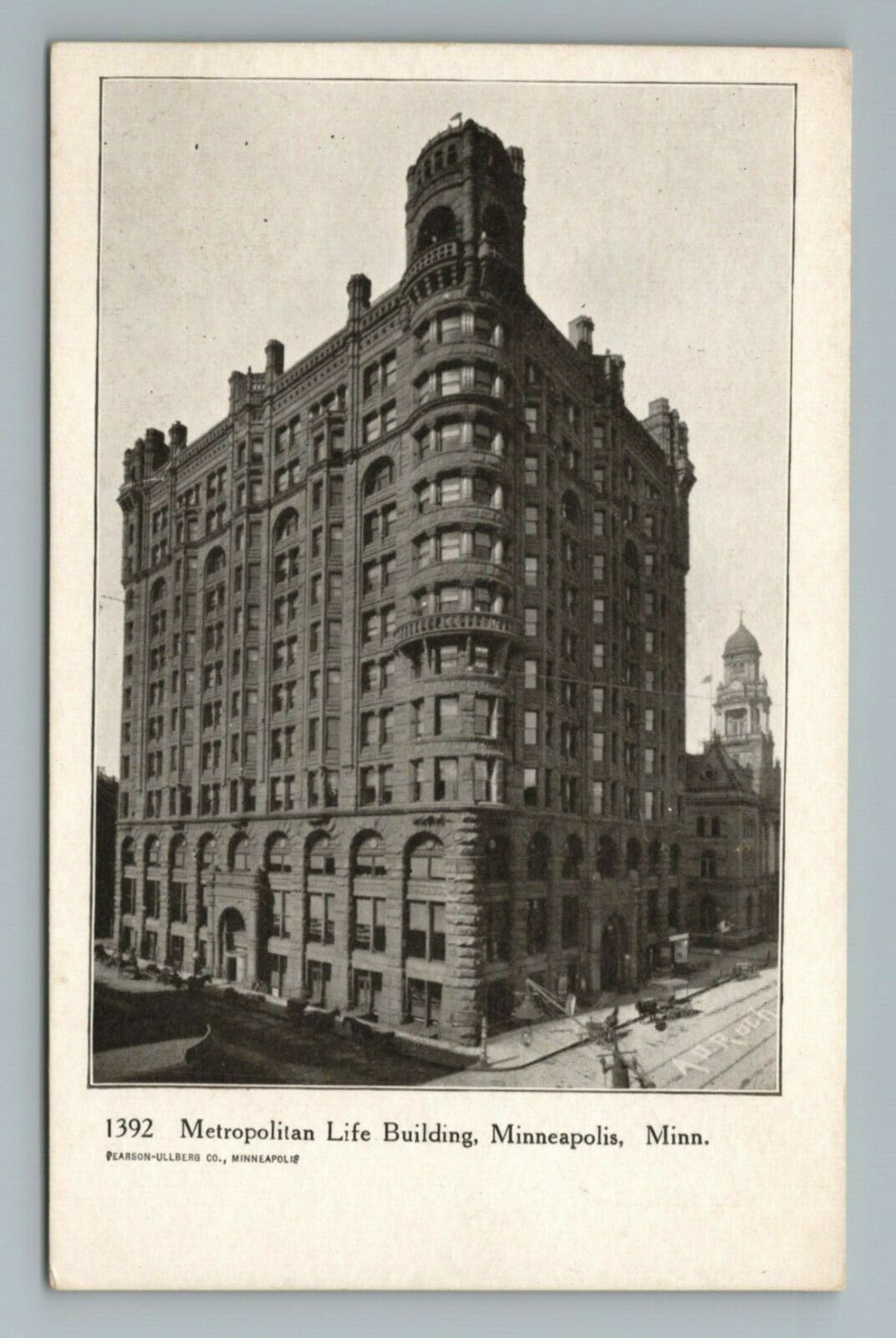 Metropolitan Life Building Minneapolis Minnesota 1900s Vintage Postcard ...