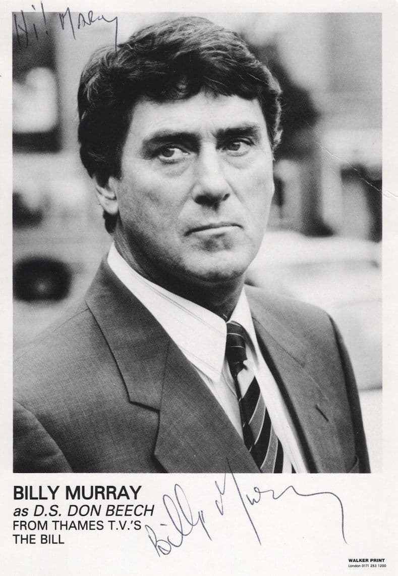 Billy Murray The Bill Rare Hand Signed Cast Card But Fault | Topics ...