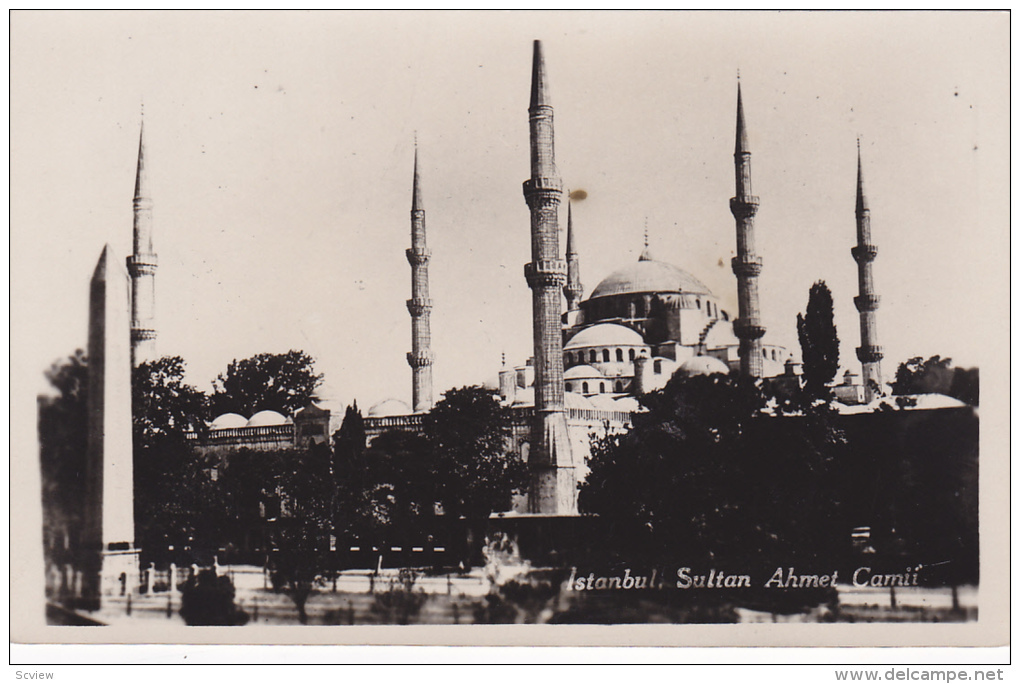 RP, Sultan Ahmet Camii, Istanbul, Turkey, 1920-1940s | Europe - Turkey ...
