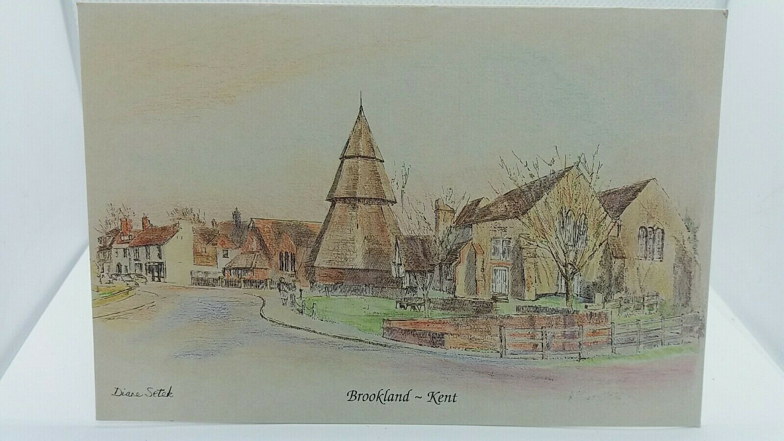 Picture Postcard of Brookland Kent By Artist Diane Setek | Europe ...