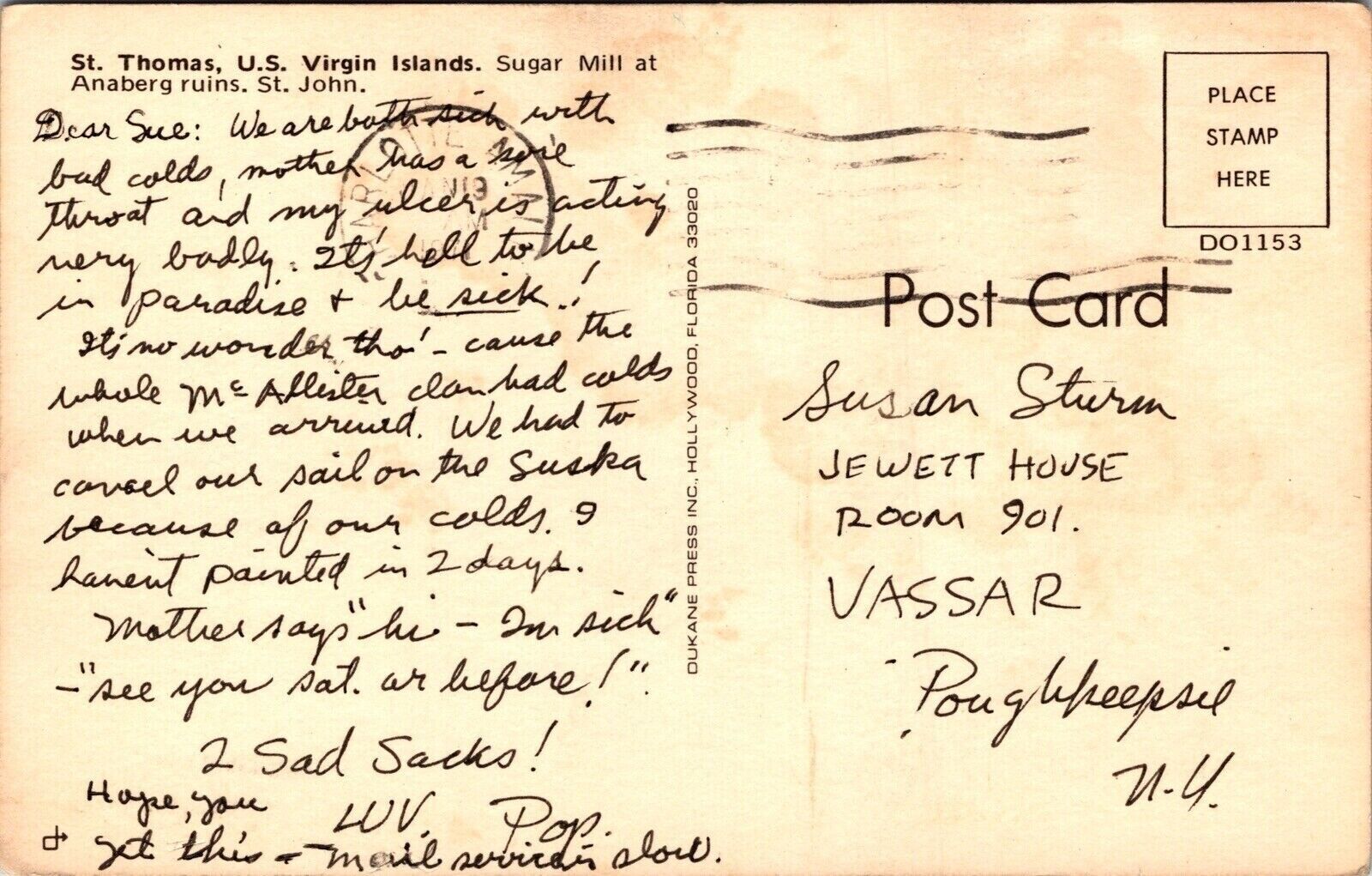 St Thomas US Virgin Islands Sugar Mill Anaberg St John Ruins UNP VNG ...