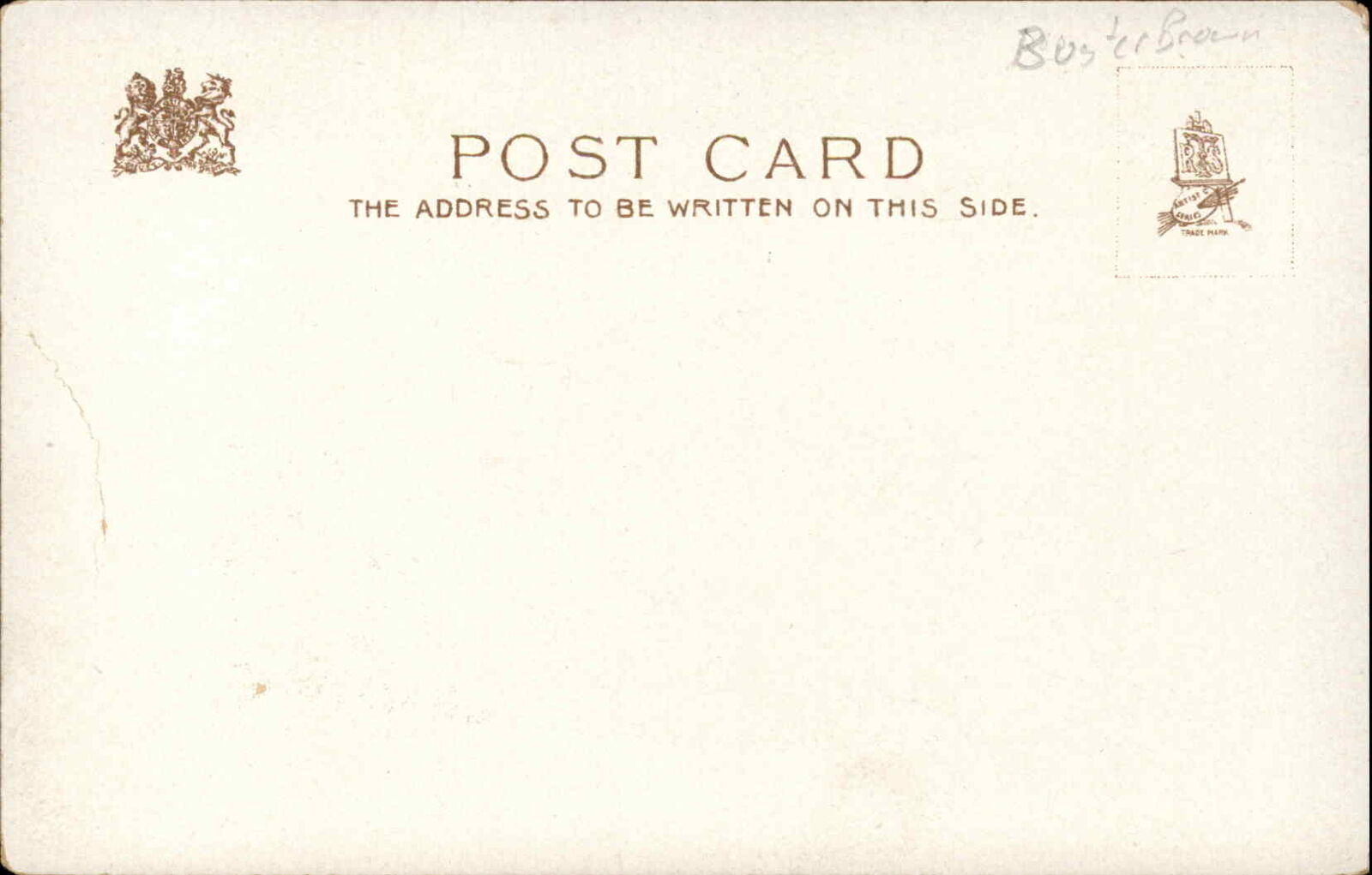 Tuck A/s RF Outcault Buster Brown w Football Heart Little Girl and Dog ...