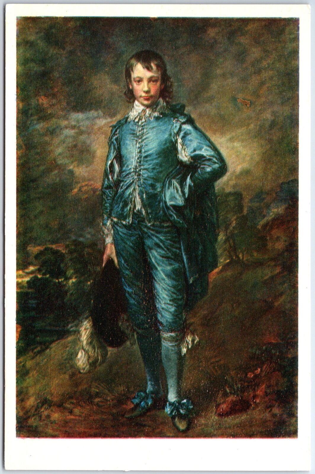 Vintage Postcard "The Blue Boy" ART by Thomas Gainsborough at National ...
