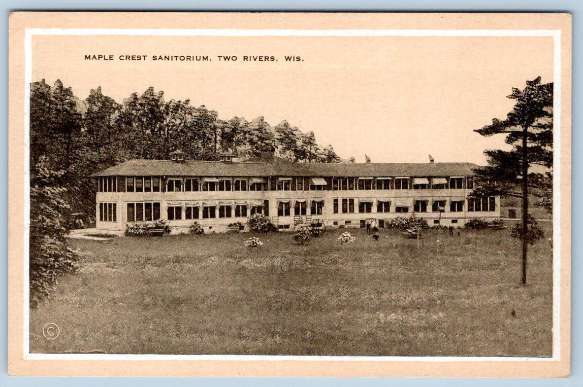1922 Maple Crest Sanitorium TWO Rivers Wisconsin Tuberculosis Hospital ...