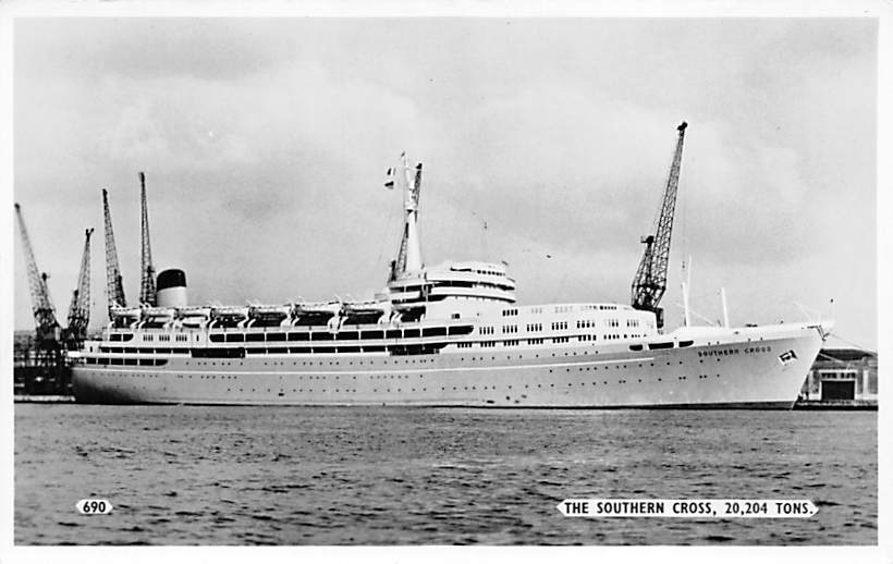 S.S. Southern Cross, Shaw Savill Line View image | Topics - Other ...