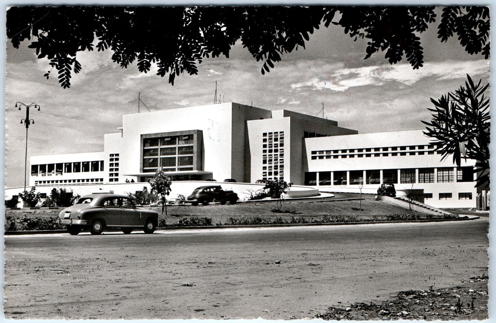 c1950s Lima, Peru RPPC Limatambo Airport Terminal Building Vintage Cars ...