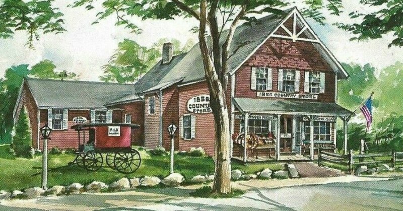 Vintage Postcard: 1856 Country Store Cape Cod Mass. Penny Candy ...