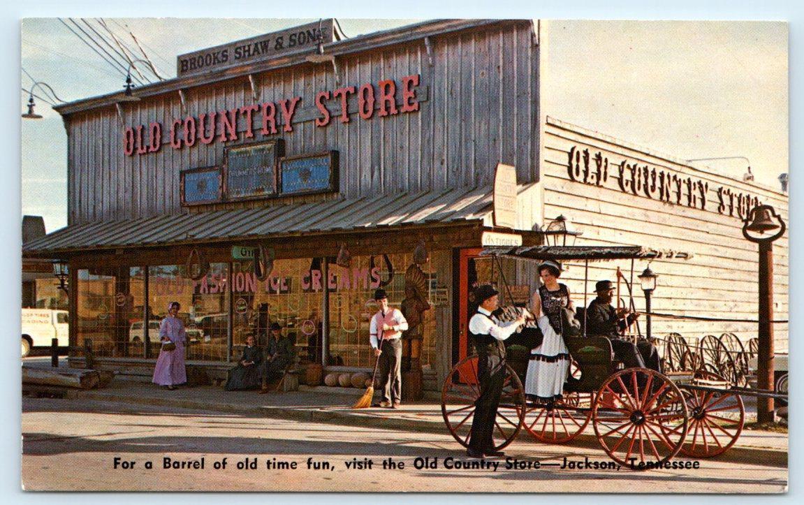 JACKSON, TN Tennessee ~ Roadside OLD COUNTRY STORE c1960s Postcard ...