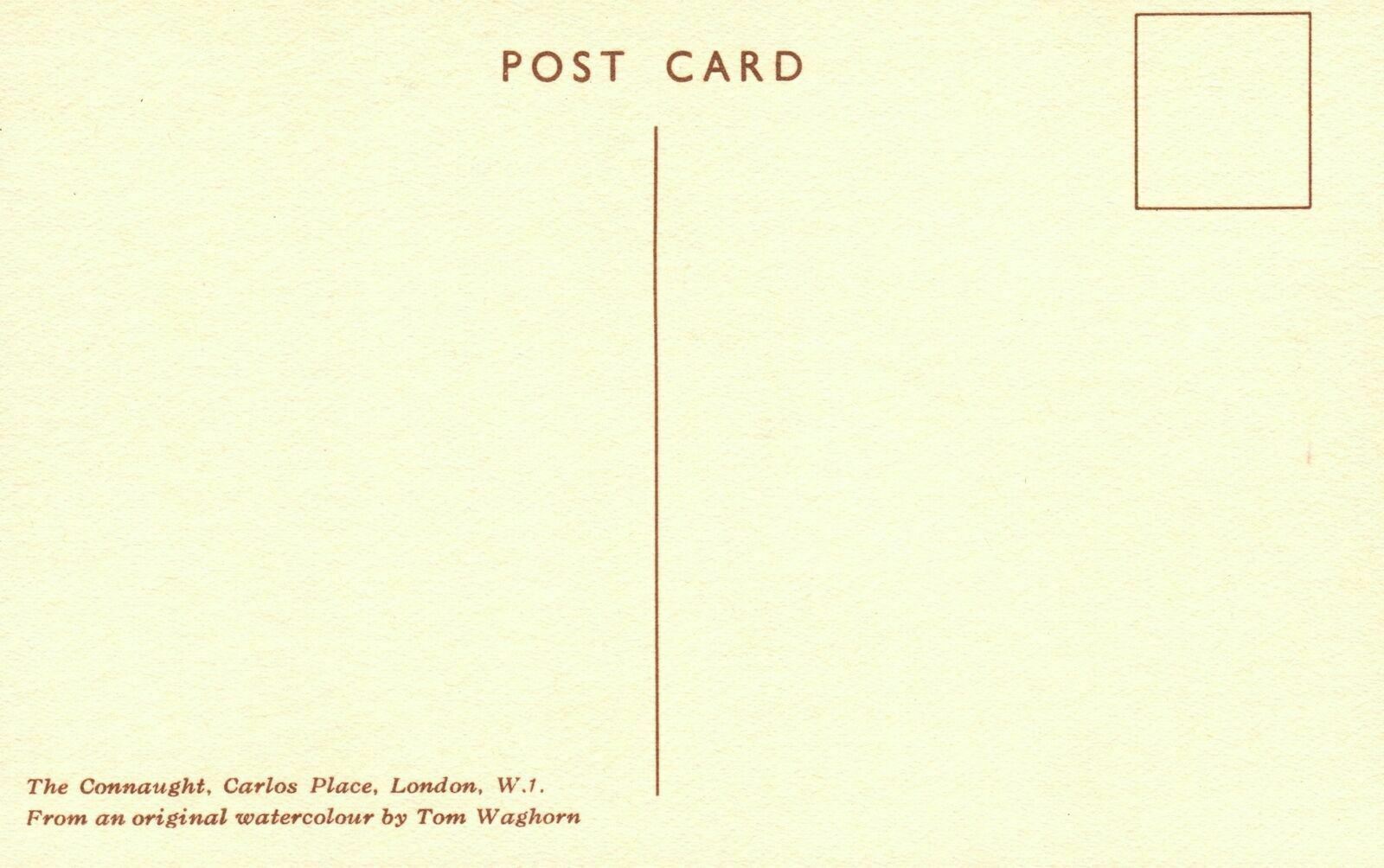Vintage Postcard 1910's The Connaught Carlos Place London W.t. England ...