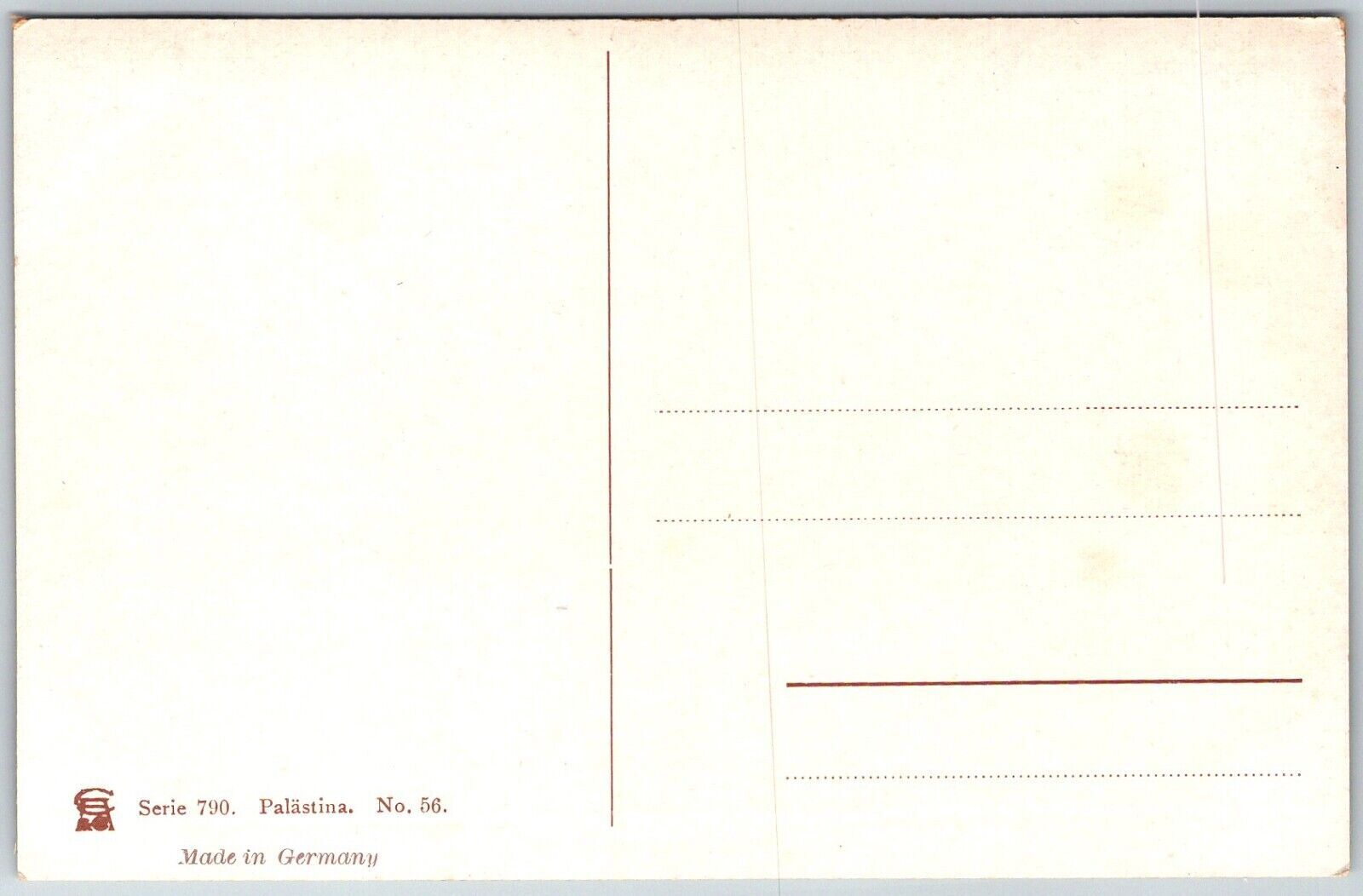 Palestine Israel c1910 Postcard Jerusalem Chapel Of The Invention Of ...