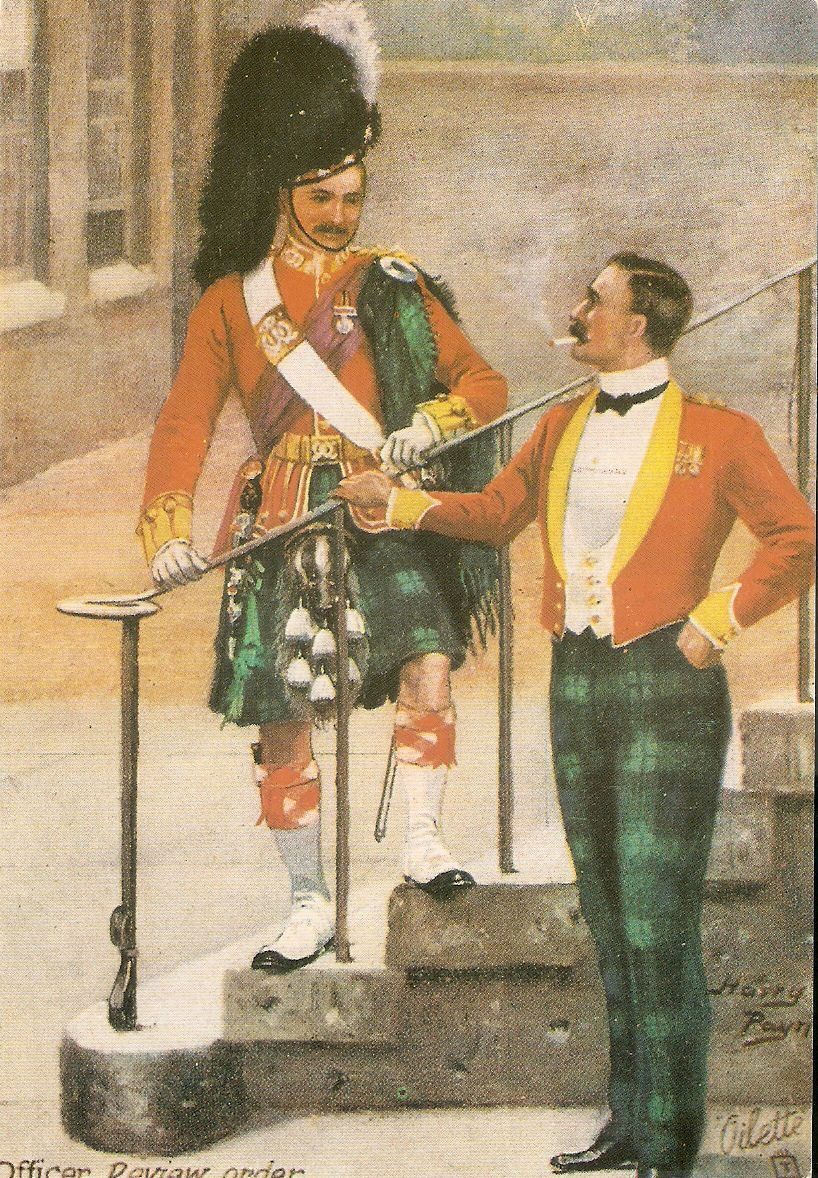 ""Arghylshire Highlanders" Modern English repro of a Tuck Oilette ...