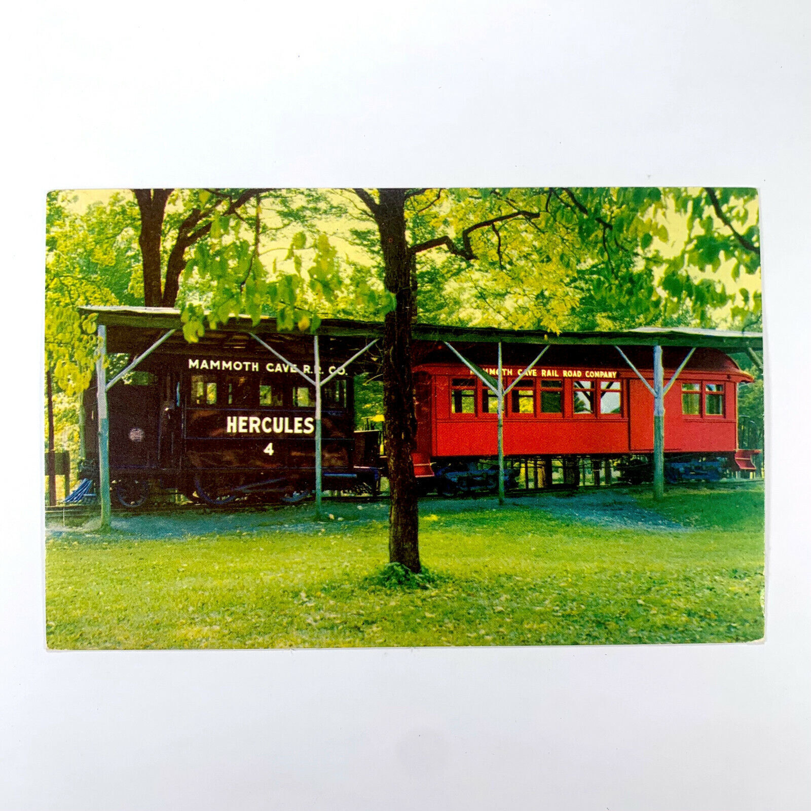 Postcard Kentucky Mammoth Cave KY Hercules Railroad Train 1970s ...