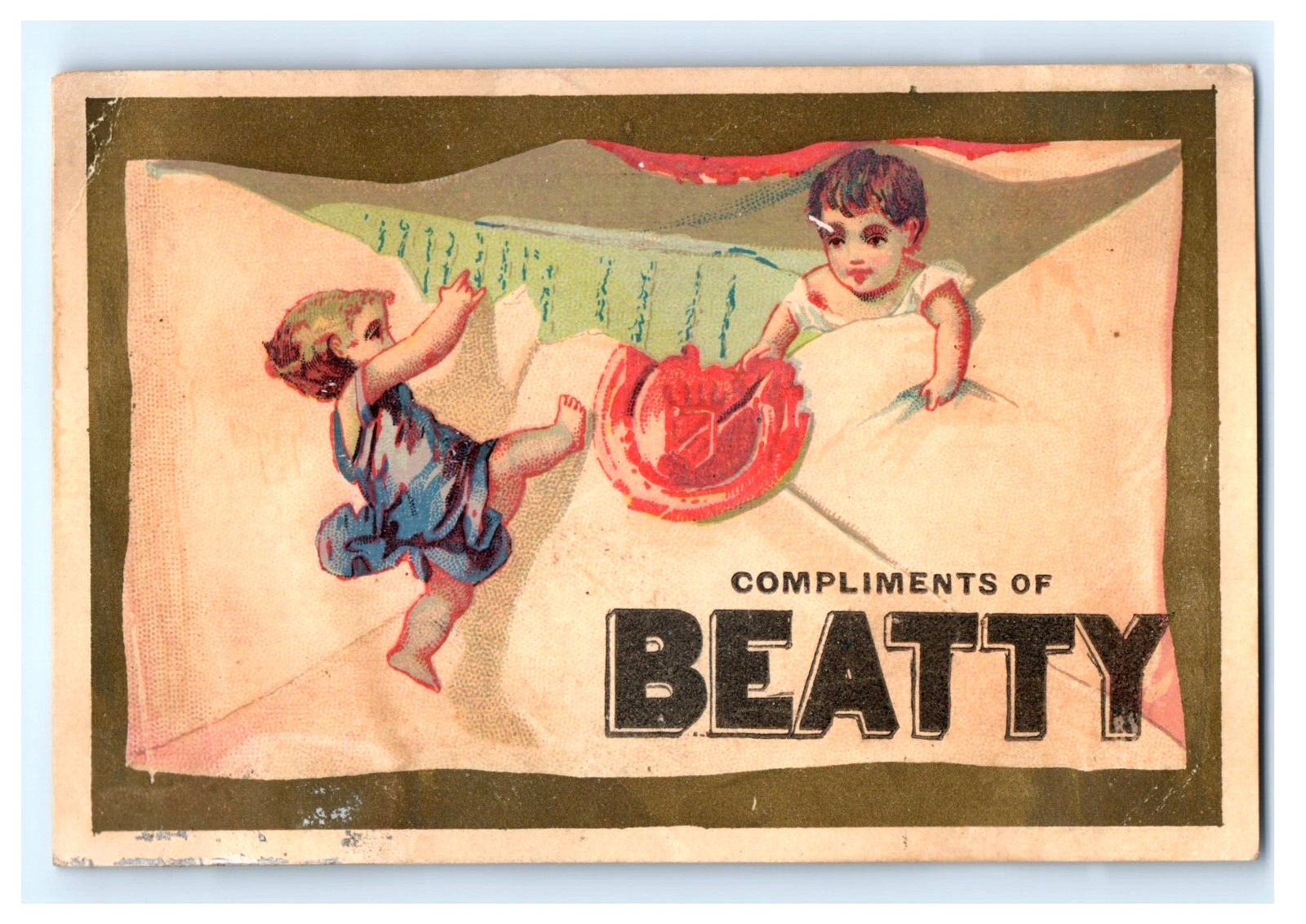 1880s Beatty Beethoven Organs Cherubs & Letters Set Of 3 Fab! P126 ...