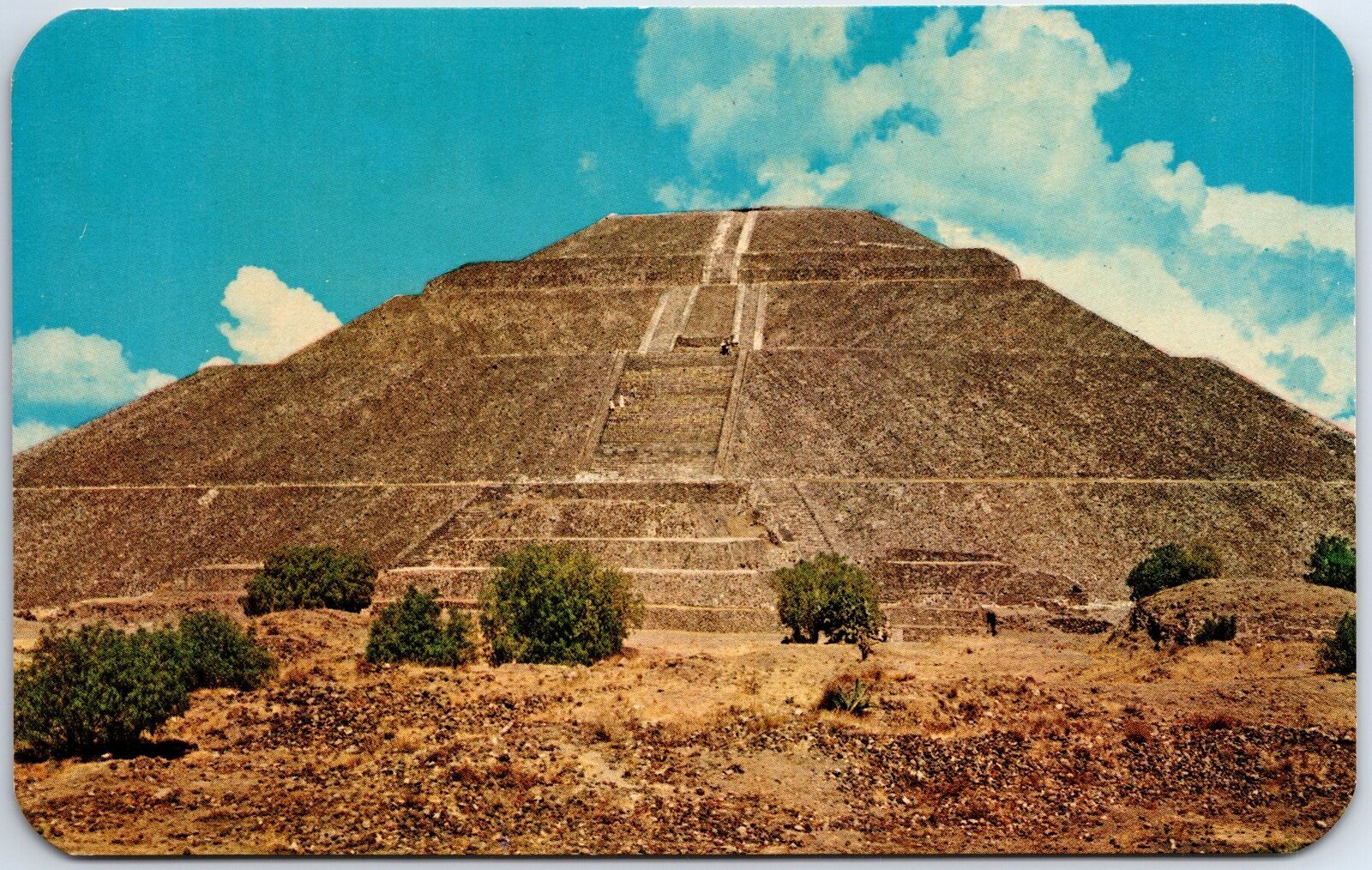 Vintage Postcard the Ancient Pyramids of the SUN at SAN Juan ...