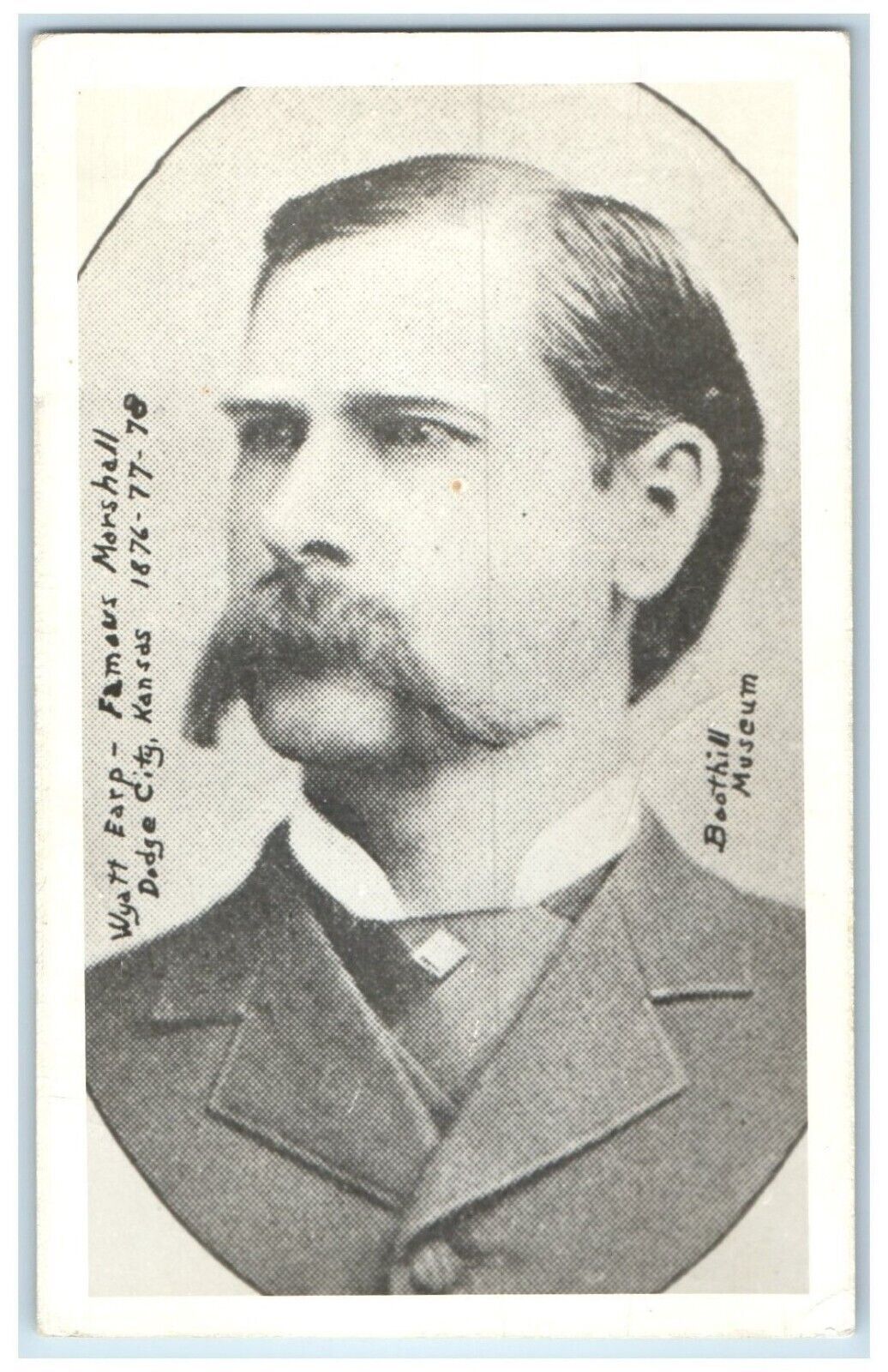 Wyatt Earp Famous Marshall Dodge City KS, Boothill Museum RPPC Photo ...