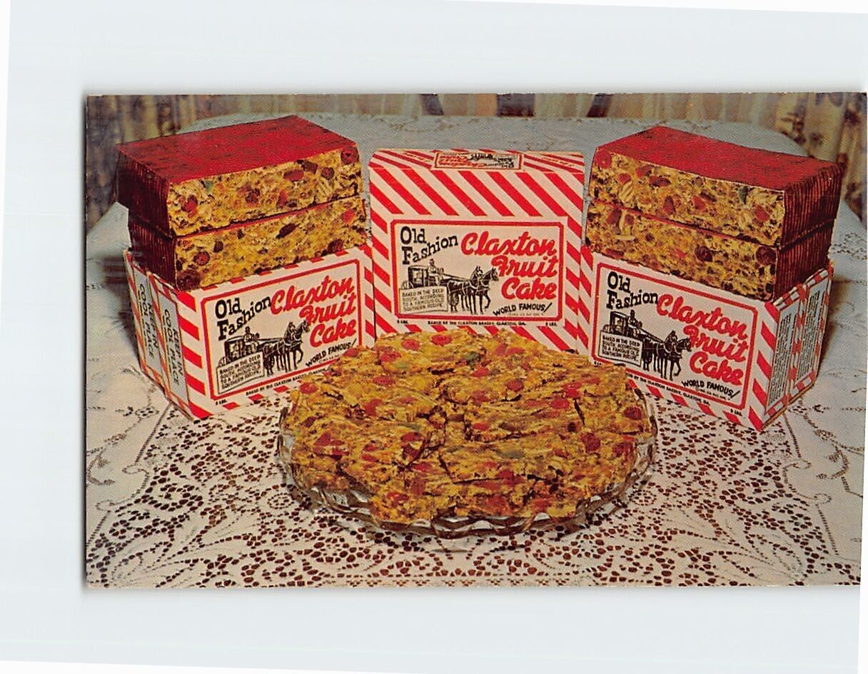 Postcard Old Fashioned Claxton Fruit Cake, New York World's Fair ...