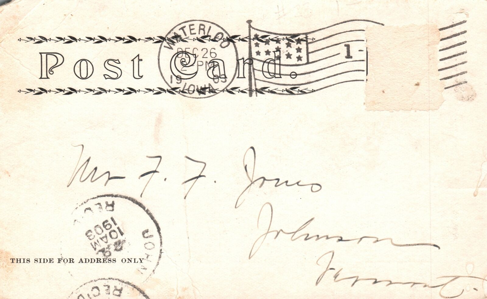 Vintage Postcard 1903 Melan Arch Bridge Waterloo Iowa IA | United ...