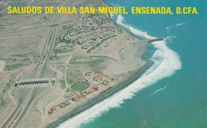 Saludos De Villa San Miguel Ensenada Aerial Mexico Postcard | Latin ...