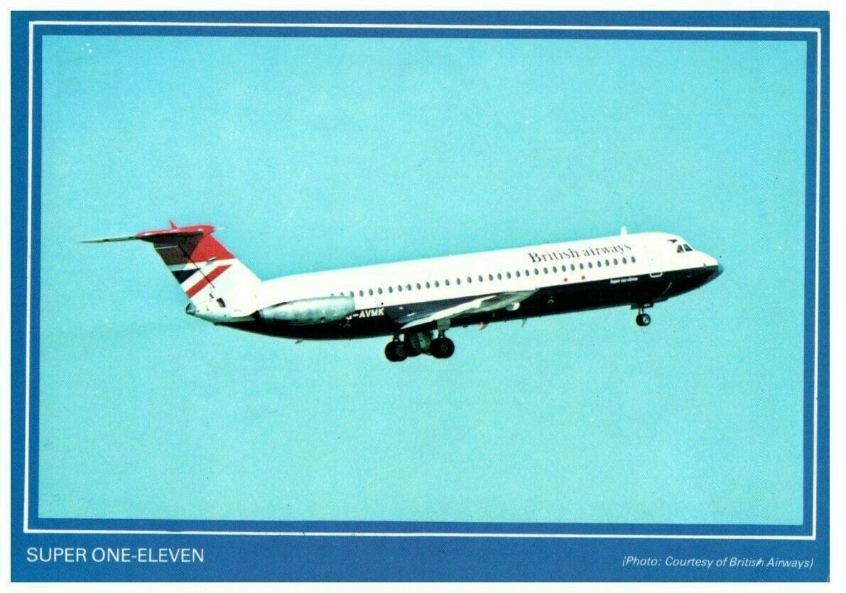 British Airways Super One-Eleven Airplane Postcard | Other / Unsorted ...