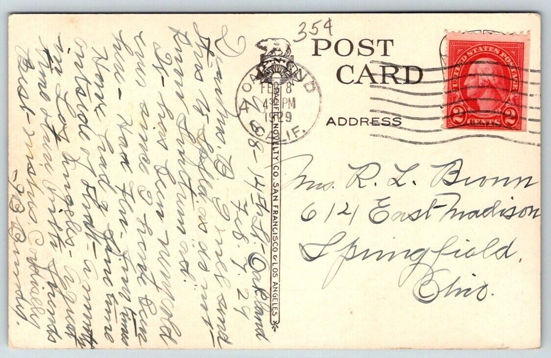 Vintage California Postcard - Yerba Buena Island Lighthouse - San ...