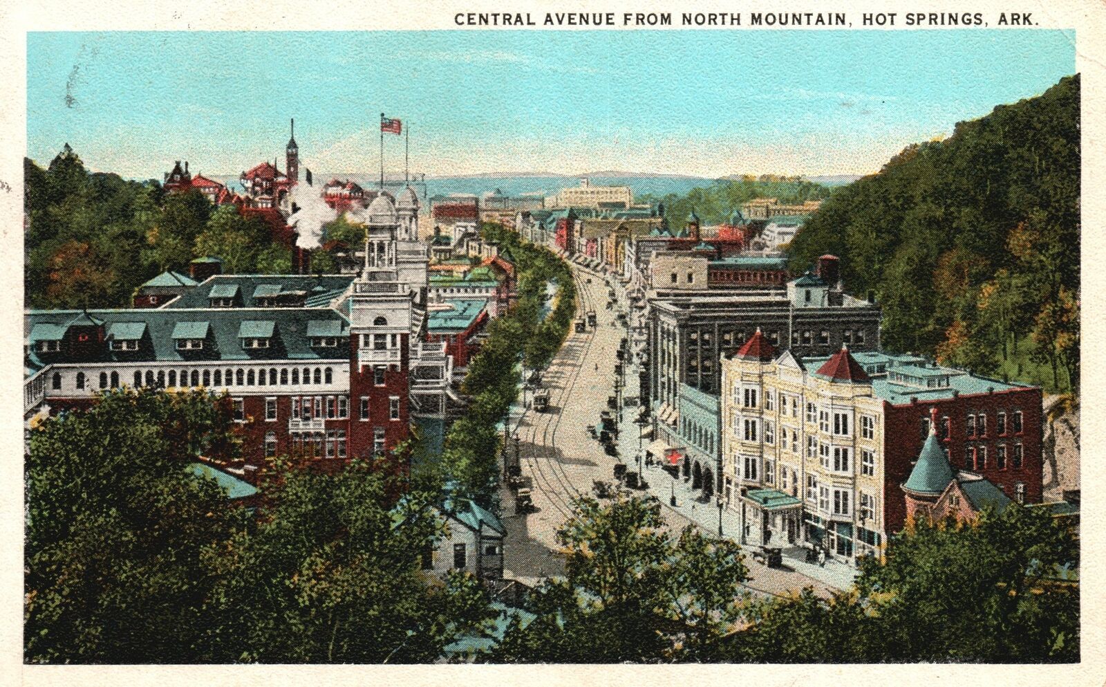 Vintage Postcard 1925 Central Avenue North Mountain Hot Springs ...