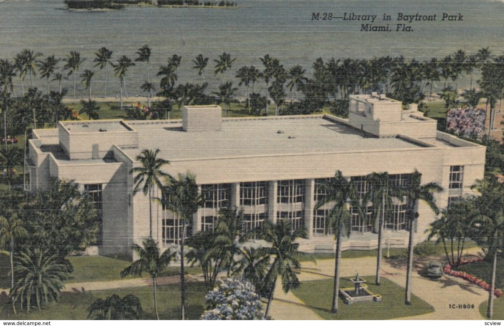 MIAMI, Florida ,1930-1940s ; Library in Bayfront Park | United States ...