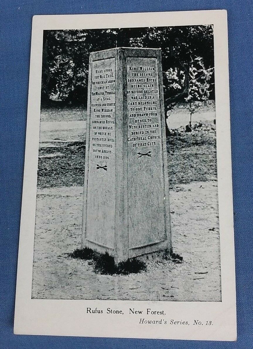 Vintage Postcard Rufus Stone New Forest Hampshire C1C | Europe - United ...