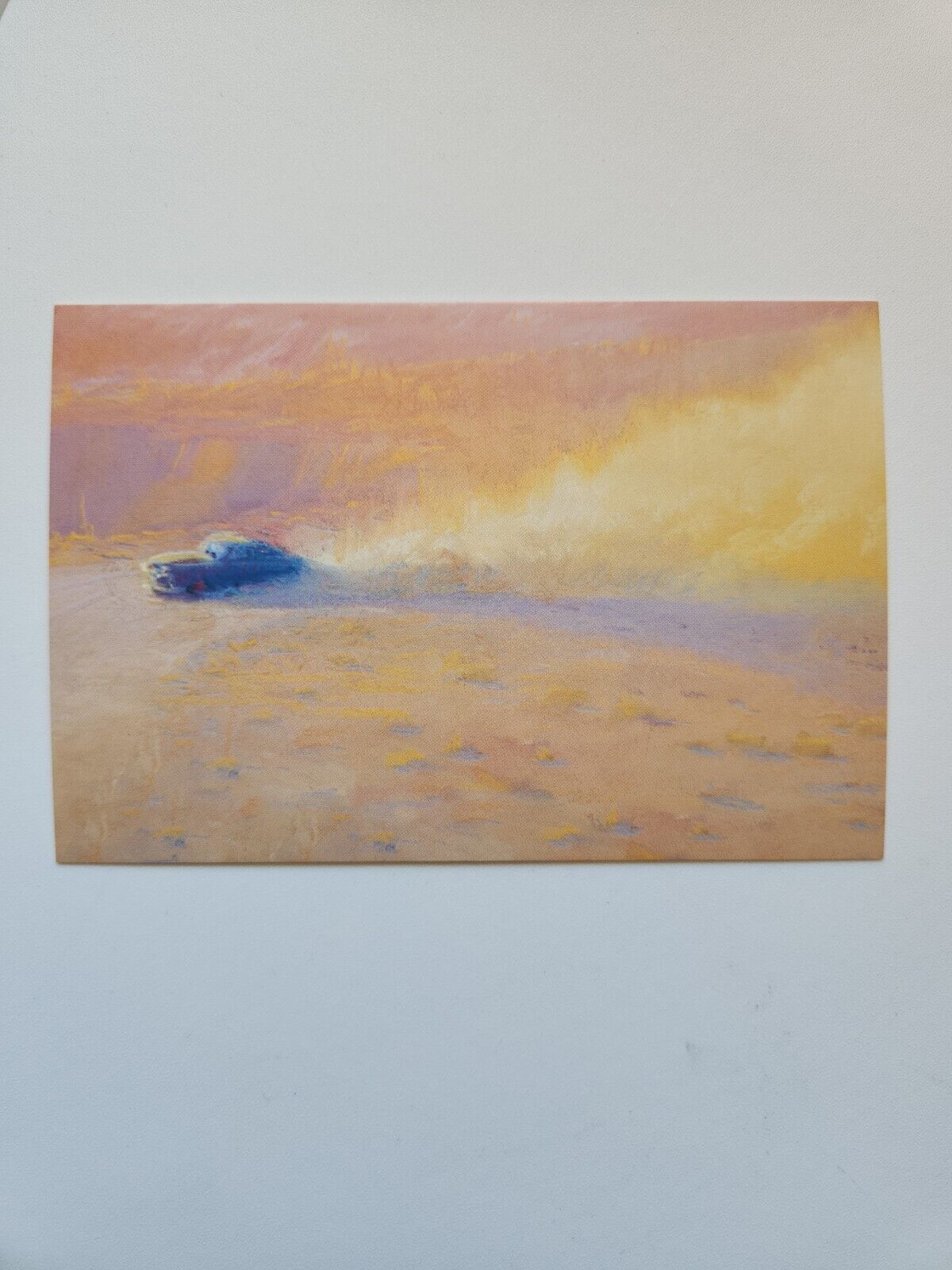 Cars Desert Drive Concept Art by Bill Cone Pixar Postcard | Ephemera ...